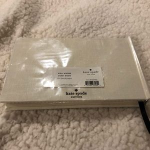 kate spade | Other | Nwt Kate Spade Guest Book | Poshmark